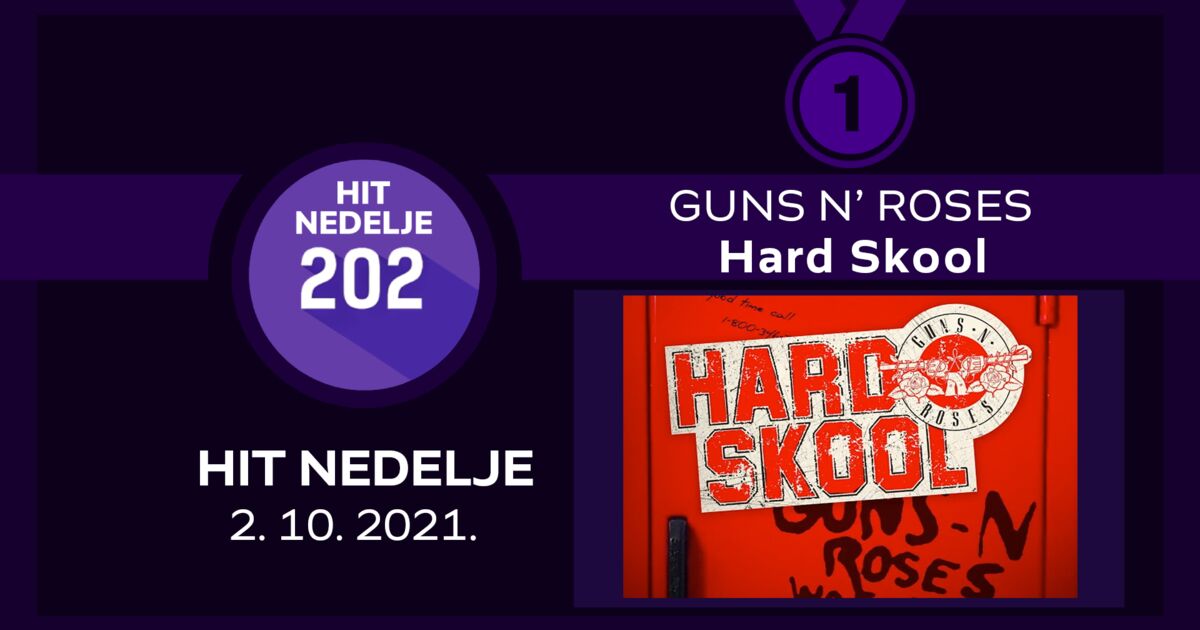 Guns N' Roses - Hard Skool / Hit nedelje – 2. 10. 2021. - RTS Planeta