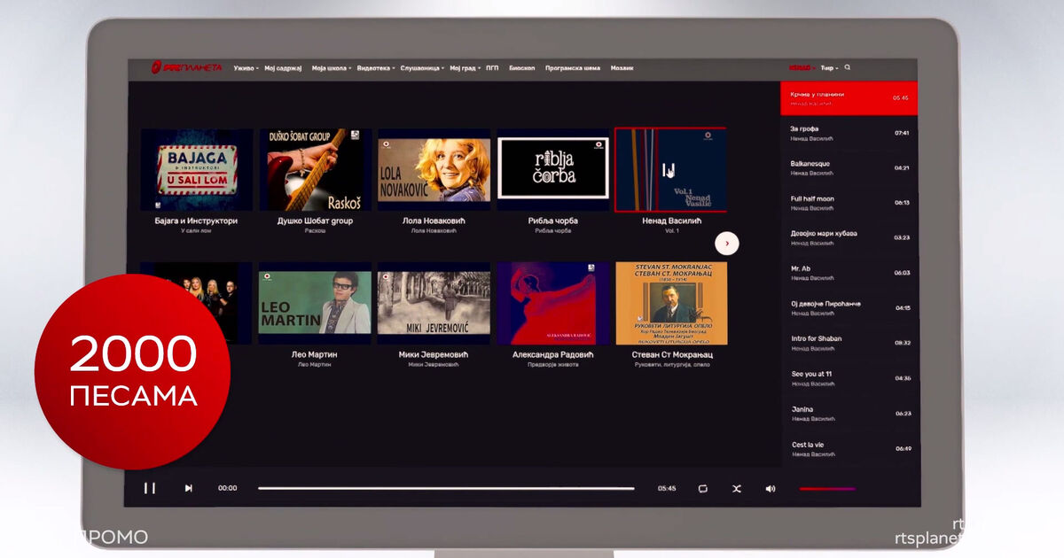 NOVO na RTS Planeti – muzički medija plejer PGP RTS-a - RTS Planeta