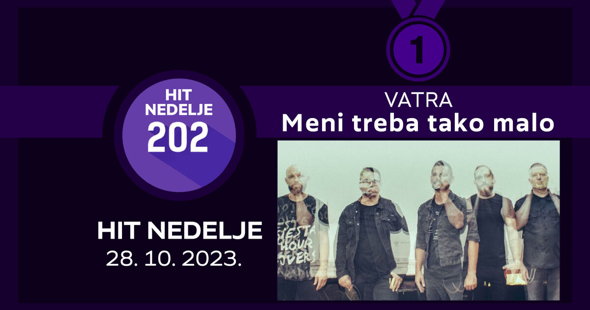 Vatra – Meni treba tako malo / Hit nedelje – 28. 10. 2023. - RTS Planeta